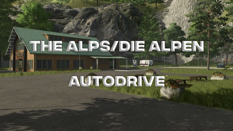 Autodrive die Alpen/The Alps V1.0.0.0 - FS25 / FS22 Mod