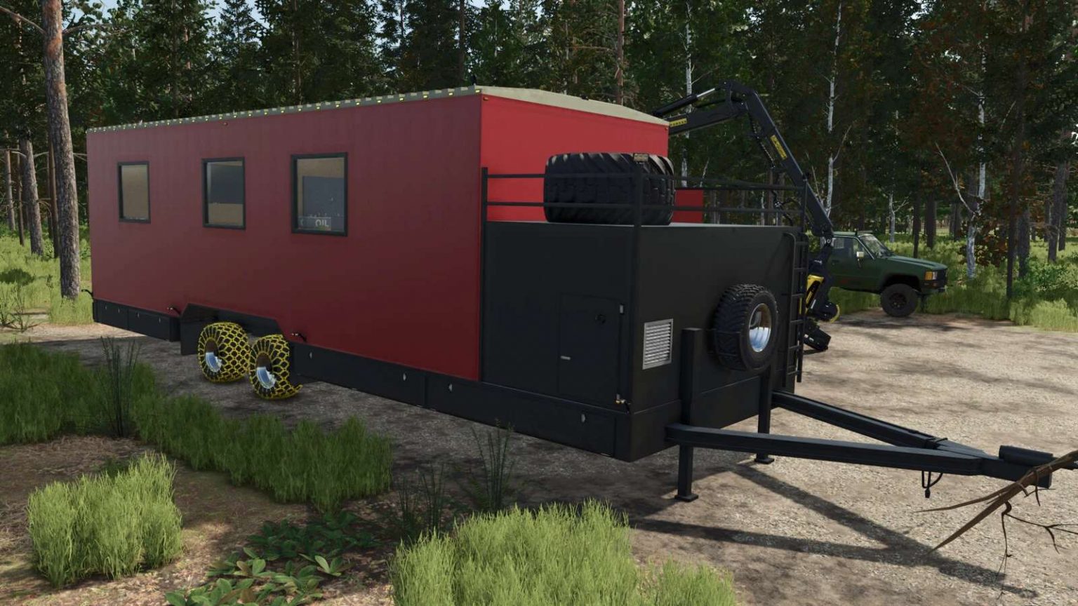 Forestry Service Trailer v1.0.0.0 - FS25 / FS22 Mod