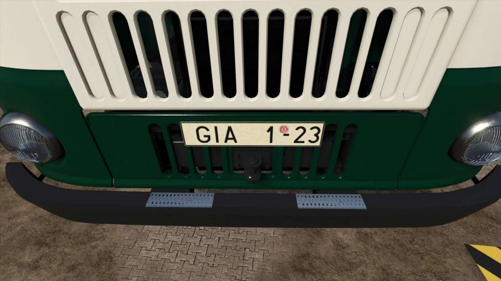 GDR License Plates v1.0.0.0 - FS25 / FS22 Mod