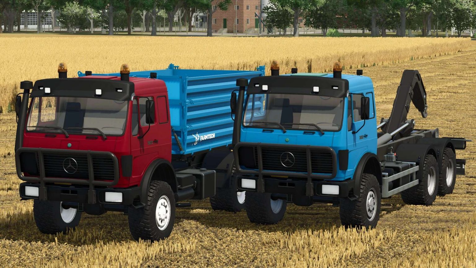 Mercedes Benz Agrar & IT Runner Trucks v1.0.0.0 - FS25 / FS22 Mod