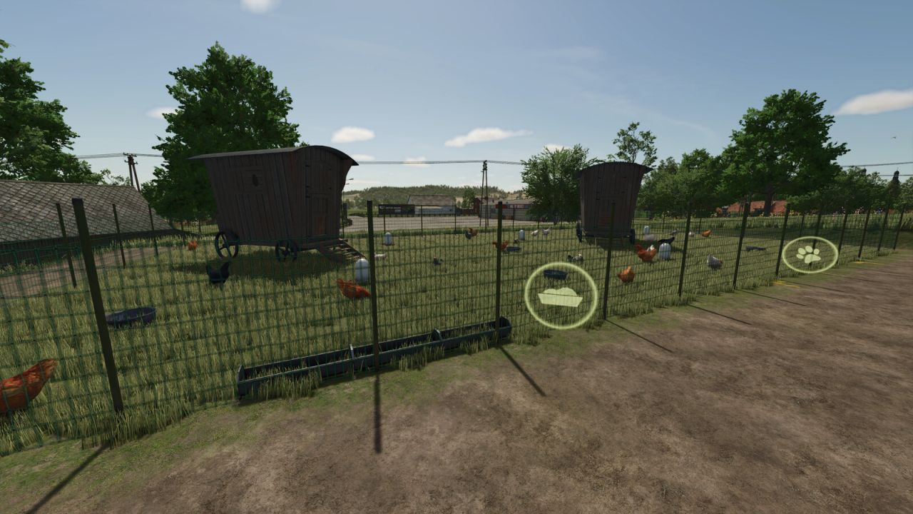 Outdoor Chicken Coop V1.1.0.0 - FS25 / FS22 Mod