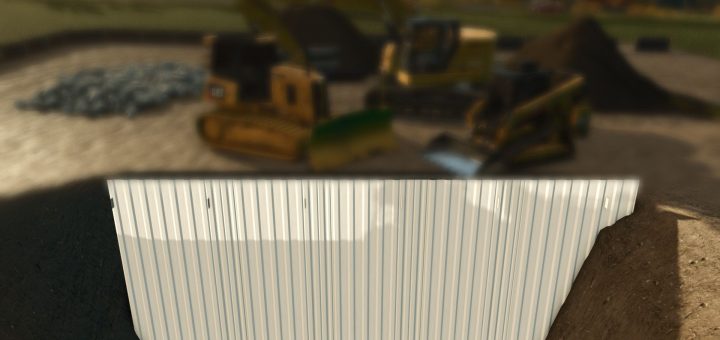 Construction Orange Fence Mods | FS22 Mods | Farming Simulator 22 Mods
