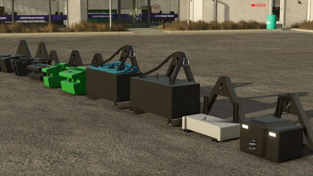Weights pack for tractor triangle V1.0.0.0 - FS25 / FS22 Mod