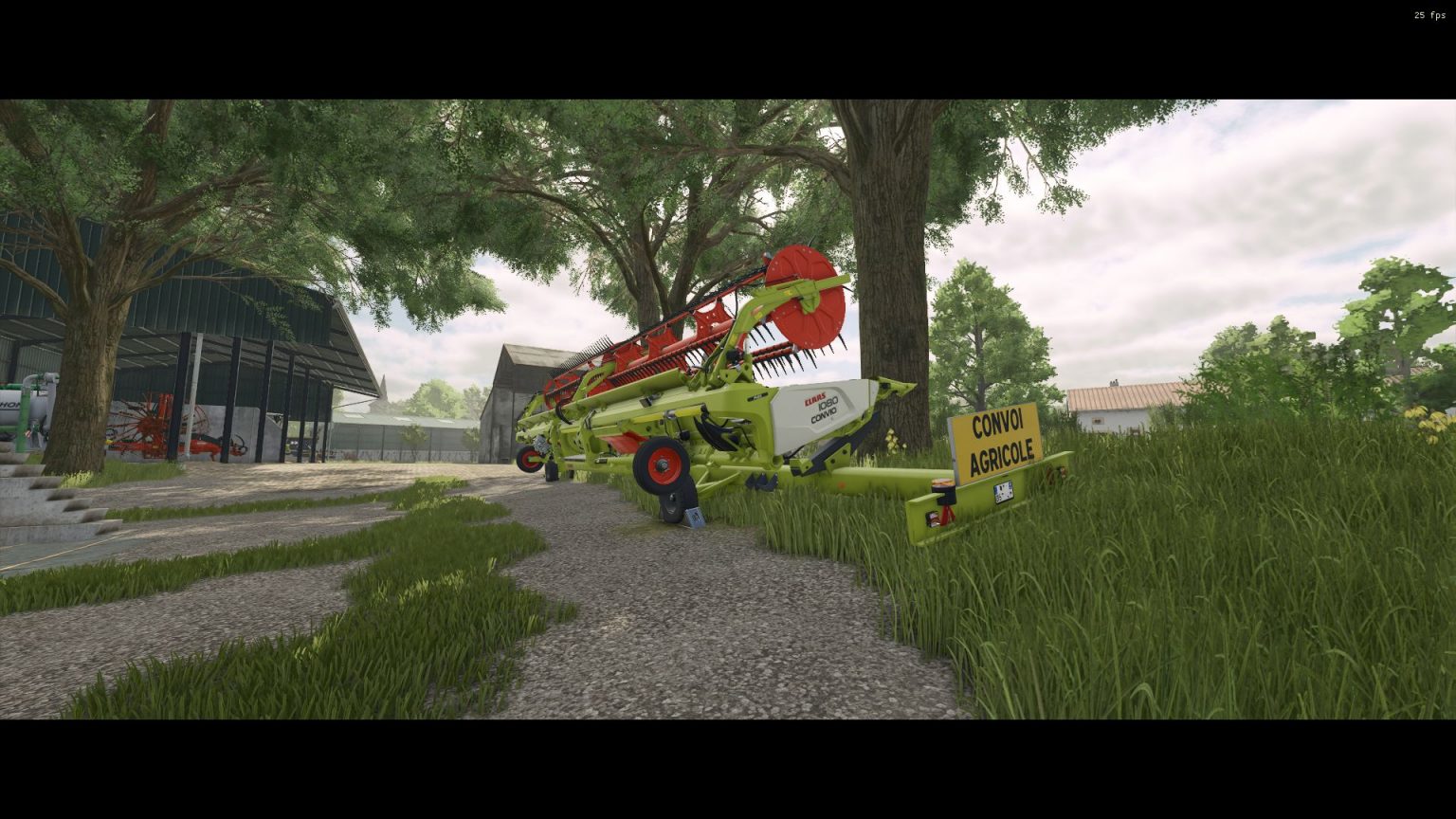 Claas cutter bar trailer V1.0.0.0 - FS25 / FS22 Mod