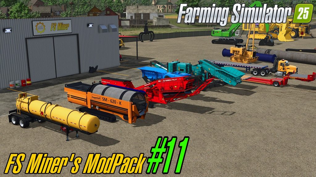 FS Miners Mod Pack #11 (October 2025) V1.0.0.0 - FS25 / FS22 Mod