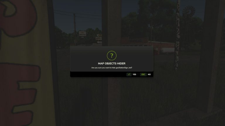 Map Objects Hider V1.2.0.3 - FS25 / FS22 Mod