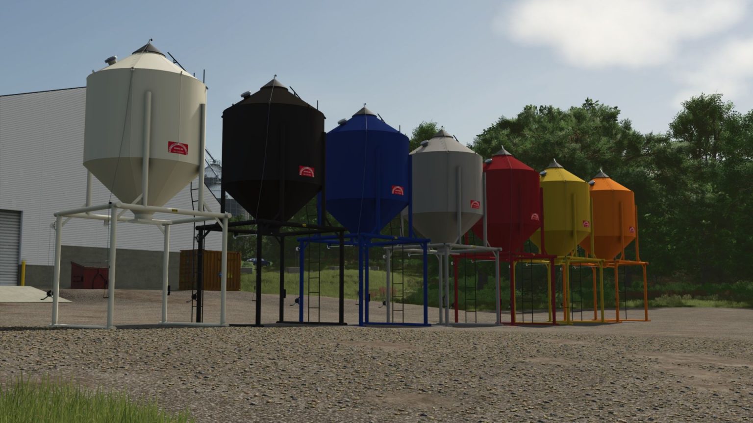 Overhead Feed Bin V1.0.0.0 - FS25 / FS22 Mod