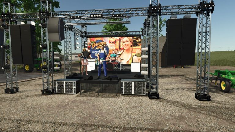Placeable Octoberfest concert animated V1.0.0.0 - FS25 / FS22 Mod