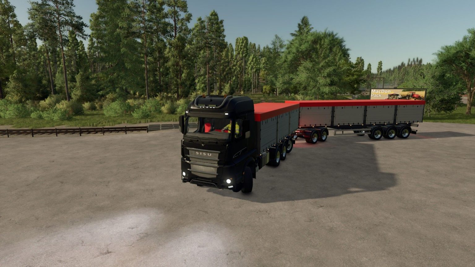 SISU Polar Swapbody Pack V1.3.1.8 - FS25 / FS22 Mod