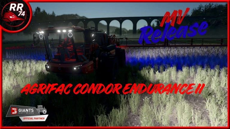 Agrifac Condor Endurance II Sprayer v1.0.0.0 - FS25 / FS22 Mod