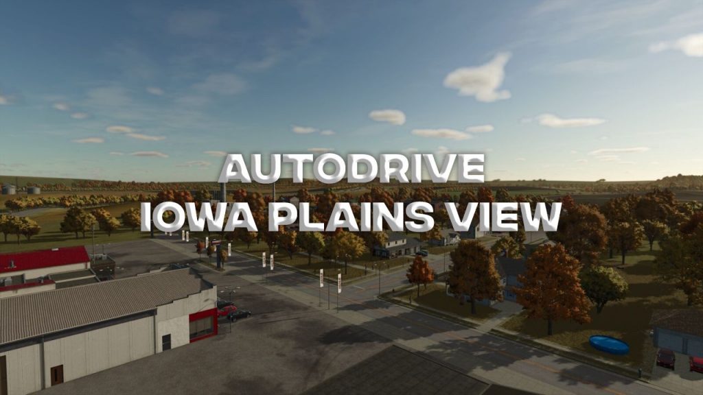 AutoDrive Iowa Plains View V1.0.0.0 - FS25 / FS22 Mod