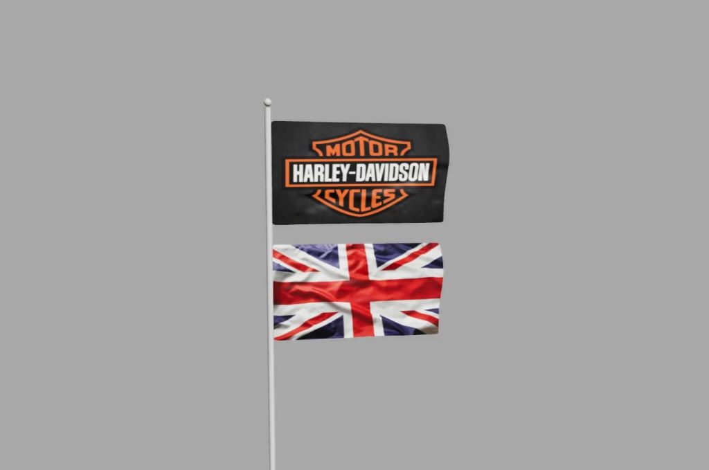 Harley Davidson Flag EDIT v1.0.0.0 - FS25 / FS22 Mod