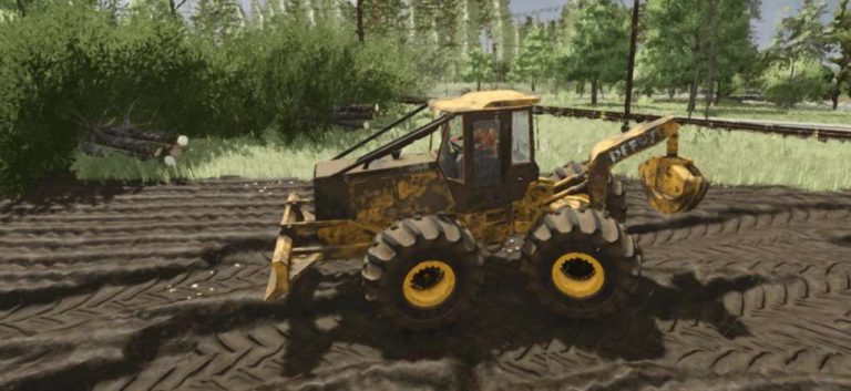 John Deere Grapple Skidder v1.0.0.0 - FS25 / FS22 Mod