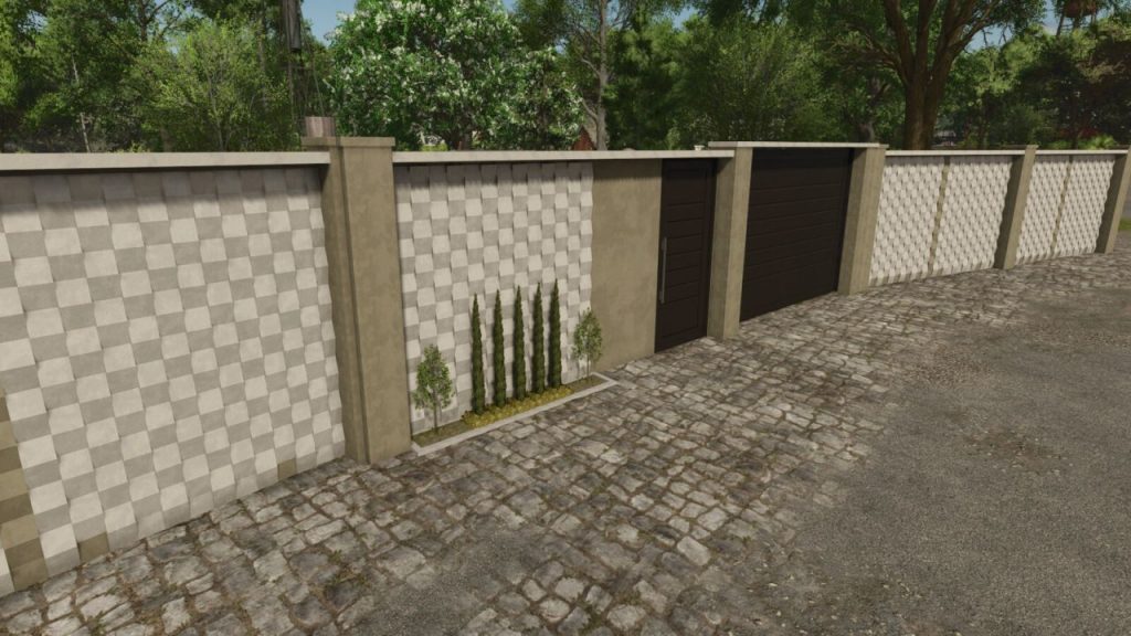 Modern Wall Set V1.0.0.0 - FS25 / FS22 Mod