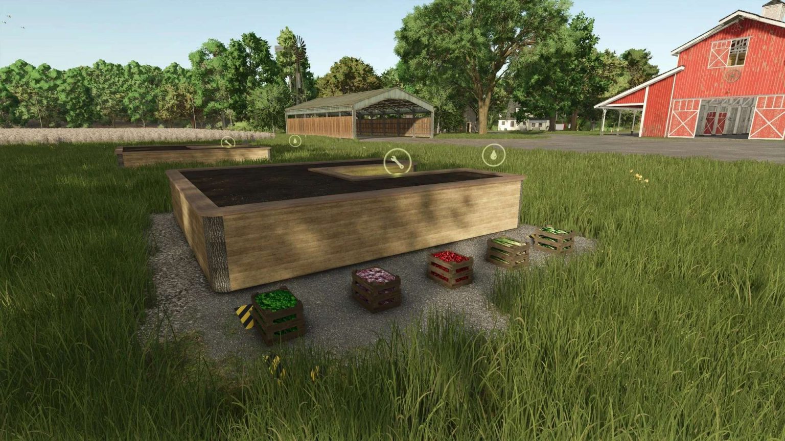 Raised Bed v1.1.0.2 - FS25 / FS22 Mod