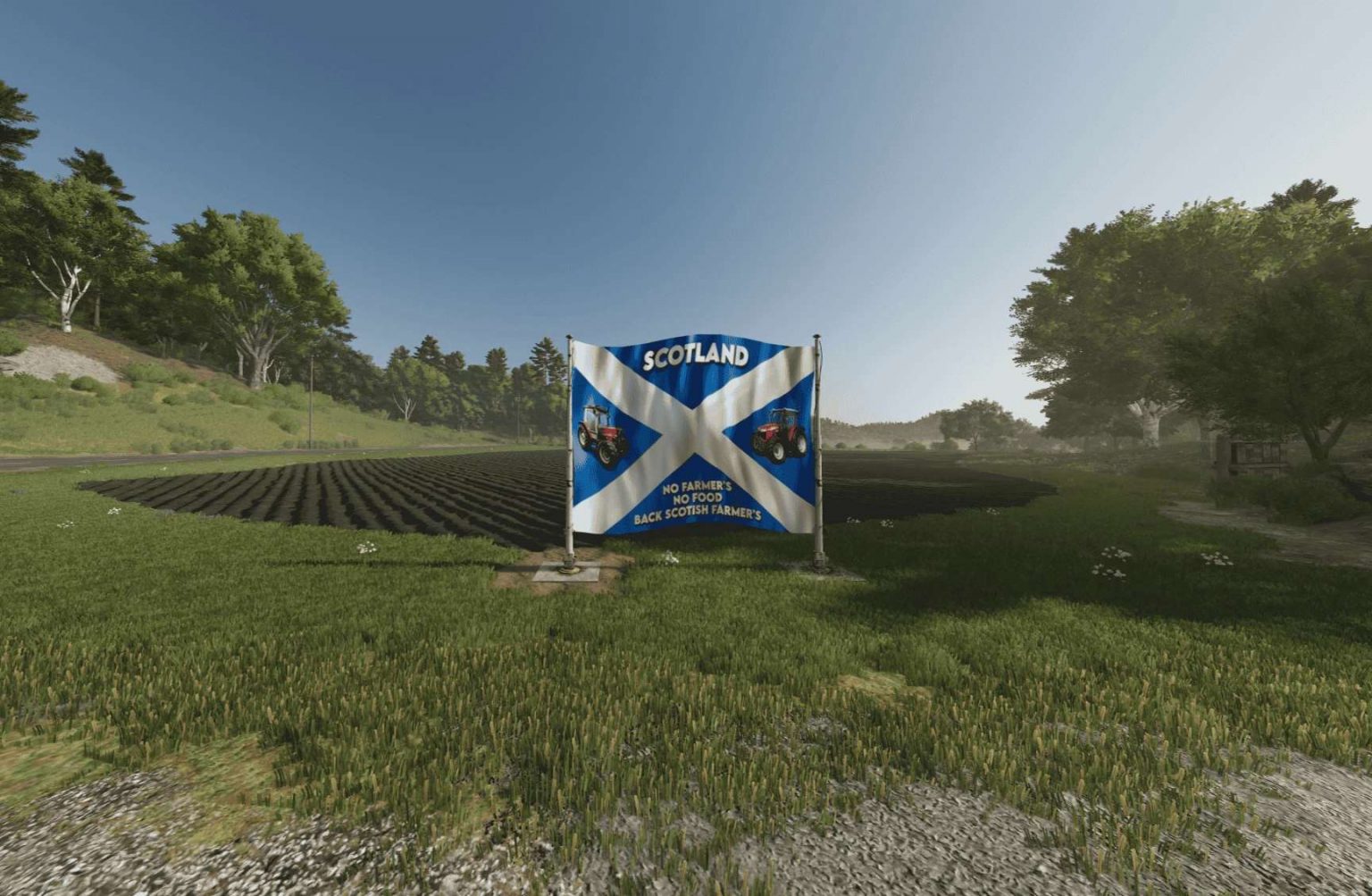 Scotish flag EDIT v1.0.0.0 - FS25 / FS22 Mod