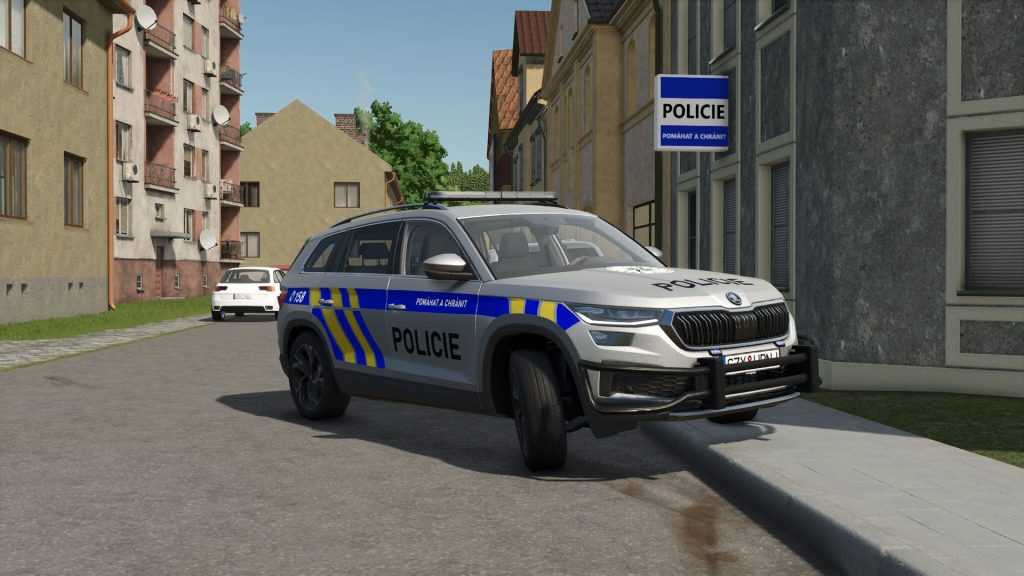 Skoda Kodiaq (czech police) V1.0.0.0 - FS25 / FS22 Mod
