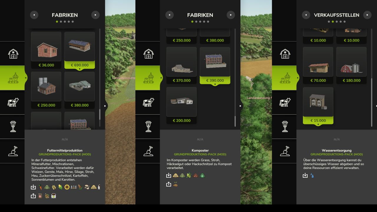 Basic Production-Pack V1.0.0.1 - FS25 / FS22 Mod