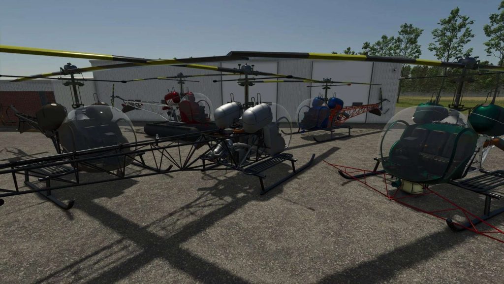 Bell 47G Helicopter v1.0.2.0 - FS25 / FS22 Mod