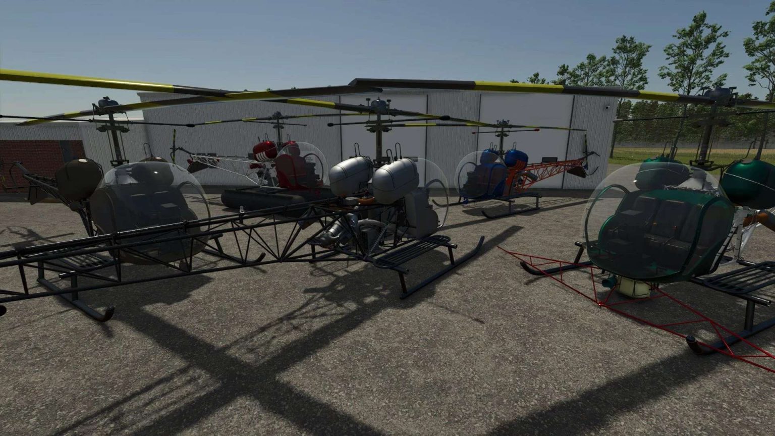 Bell 47G Helicopter v1.0.2.0 - FS25 / FS22 Mod
