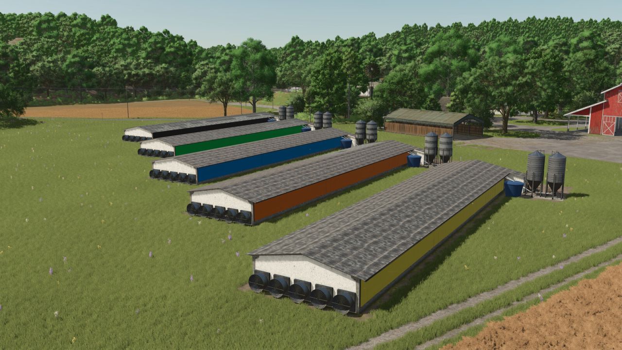Chicken Coop Br V1.1.0.0 - FS25 / FS22 Mod