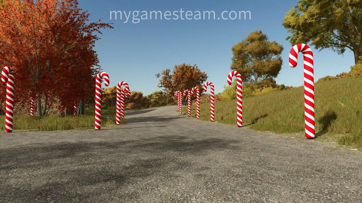 Christmas Candy Cane v1.0.0.0 - FS25 / FS22 Mod