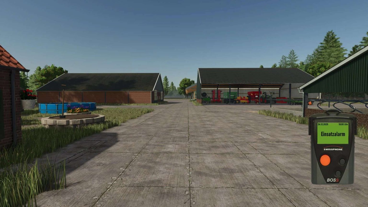Fire alarm v1.0.0.0 - FS25 / FS22 Mod