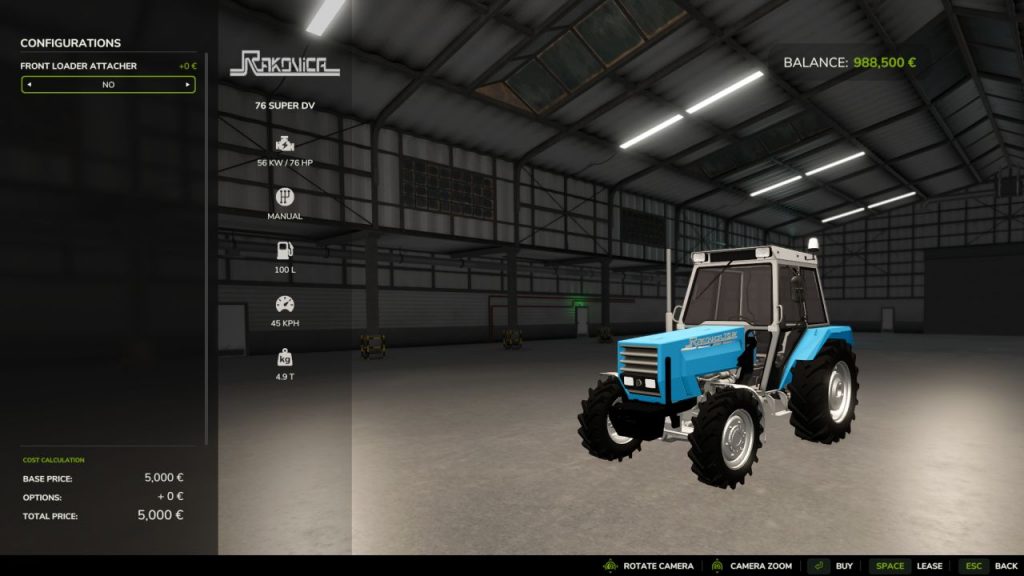 IMR Rakovica 76 Super DV V1.0.0.0 - FS25 / FS22 Mod