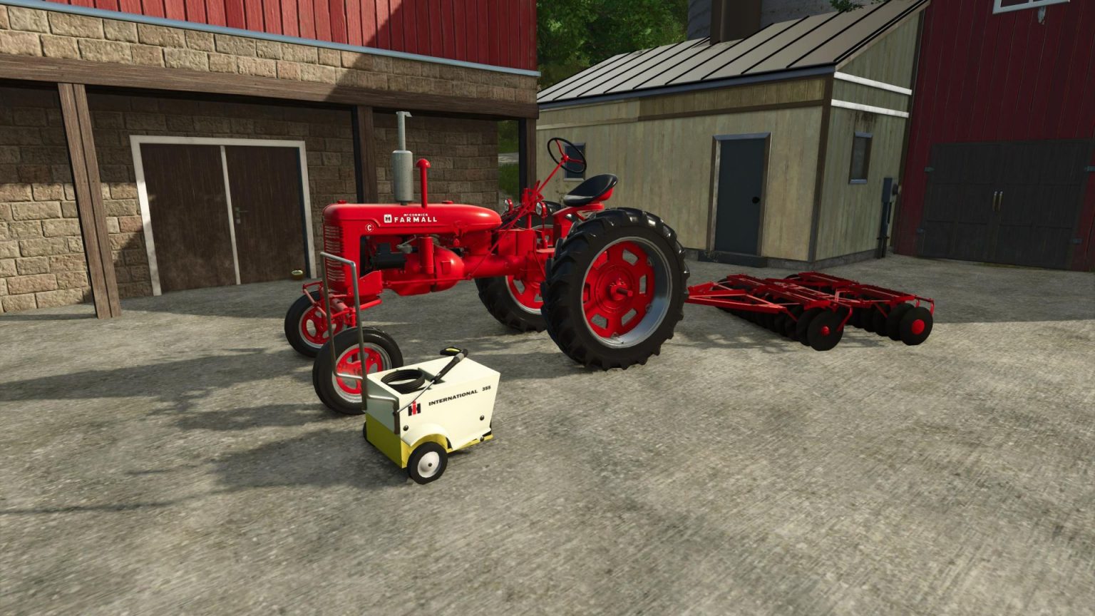 International 355 power washer V1.0.0.1 - FS25 / FS22 Mod