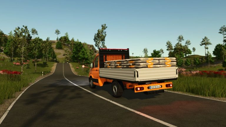 MAN TGE Flatbed V1.1.0.0 - FS25 / FS22 Mod