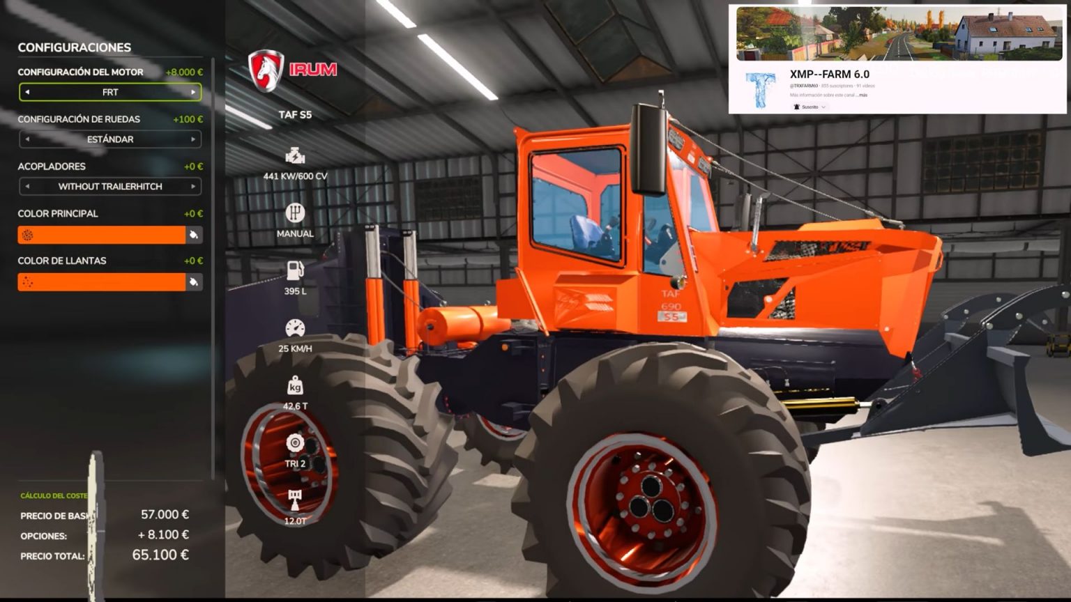 TAF S5 IRUM V1.0.0.0 - FS25 / FS22 Mod