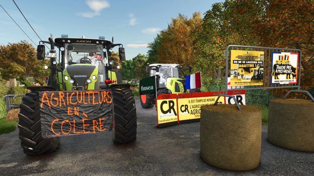 Agricultural sign for tractor V1.0.0.0 - FS25 / FS22 Mod
