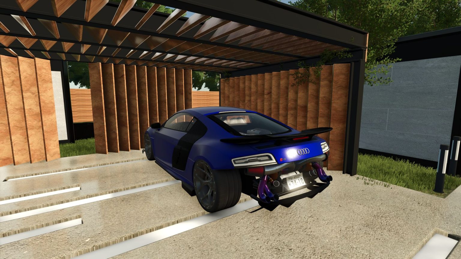 Audi R8 V1.0.0.0 - FS25 / FS22 Mod