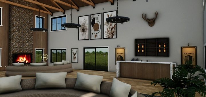 Big Barndominium Mods | FS22 Mods | Farming Simulator 22 Mods