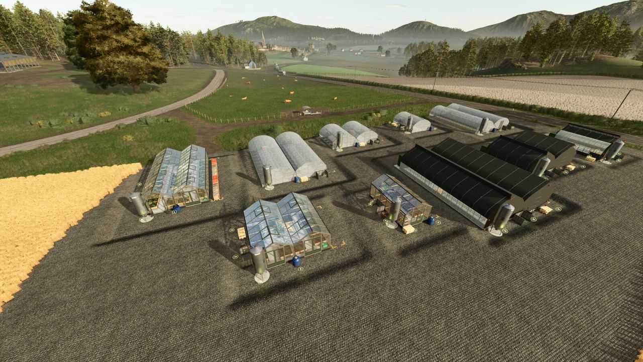 BioGreenhousePack V1.0.0.1 - FS25 / FS22 Mod
