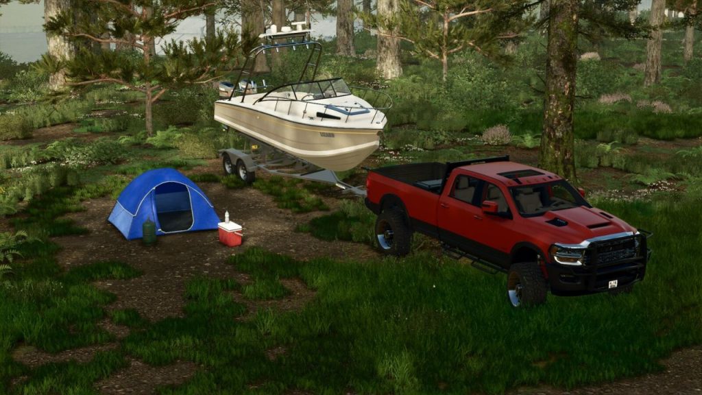 Boat Trailer V1.0.0.0 - FS25 / FS22 Mod