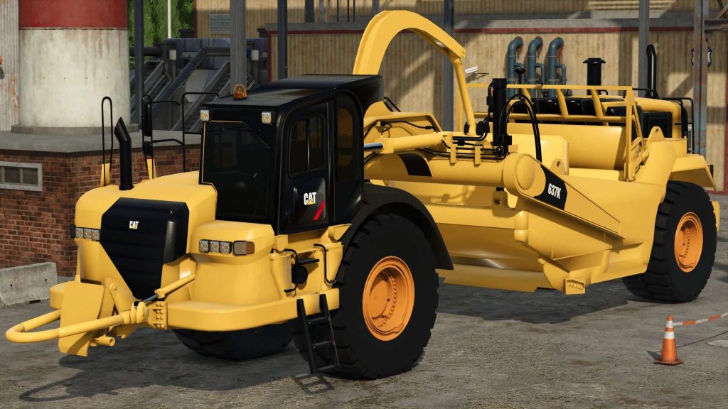CAT 637K Scraper v1.0.0.0 - FS25 / FS22 Mod