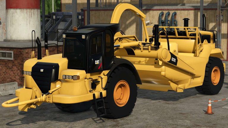 CAT 637K Scraper v1.0.0.0 - FS25 / FS22 Mod
