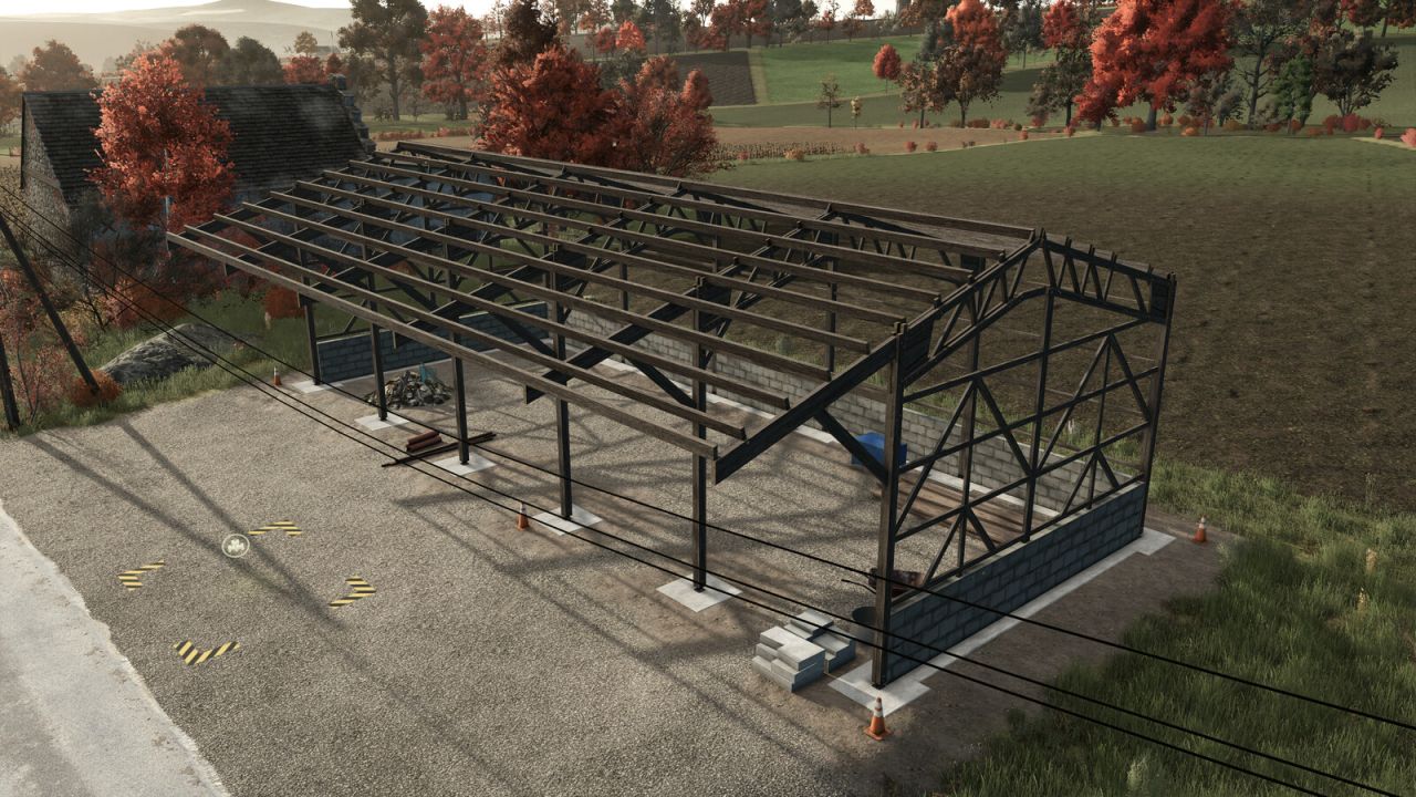 Constructible Wood Shed V1.1.0.0 - FS25 / FS22 Mod