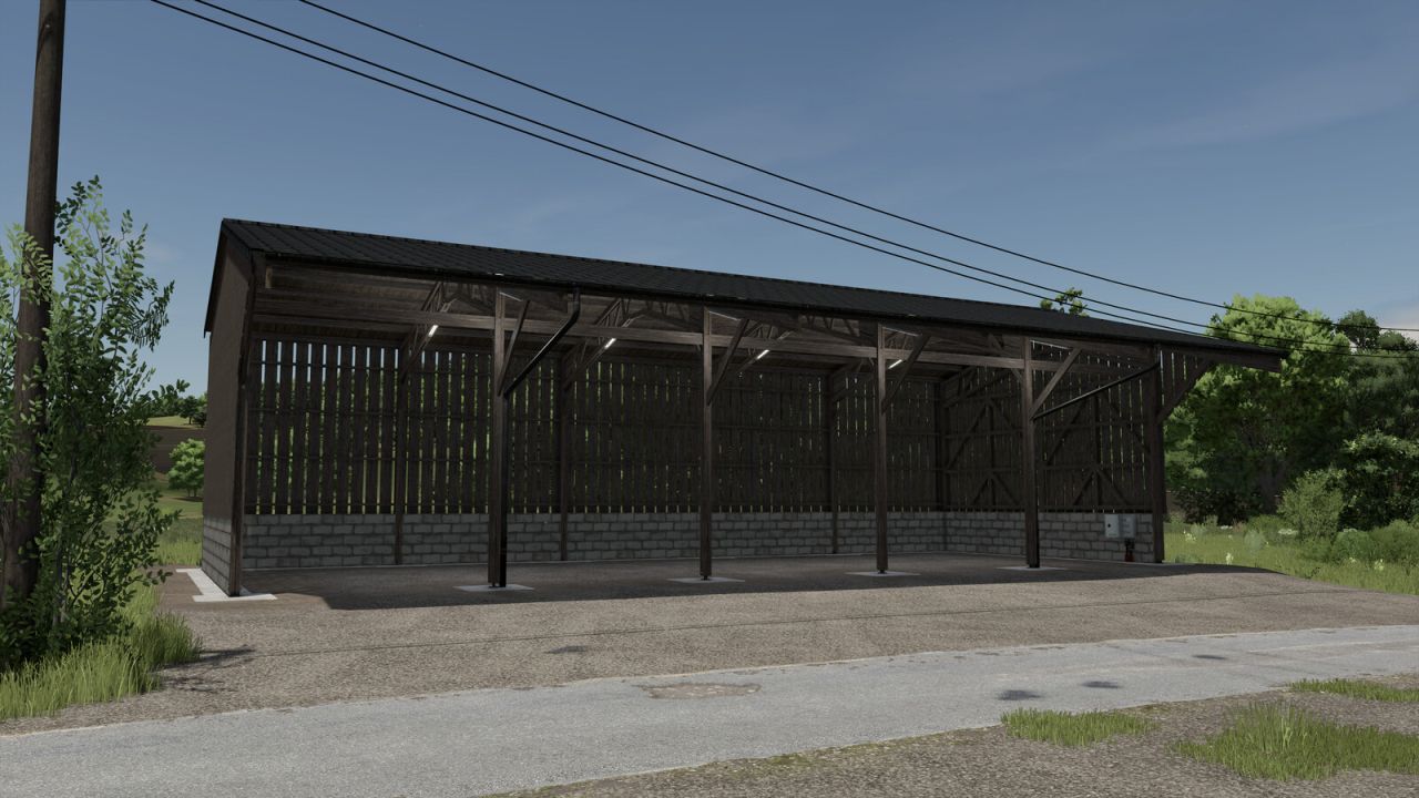 Constructible Wood Shed V1.1.0.0 - FS25 / FS22 Mod