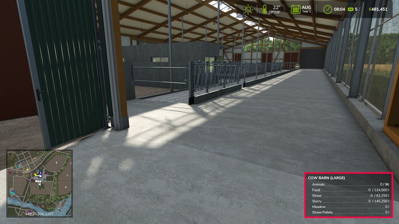 Dynamic Husbandry Capacity V1.0.0.0 - FS25 / FS22 Mod