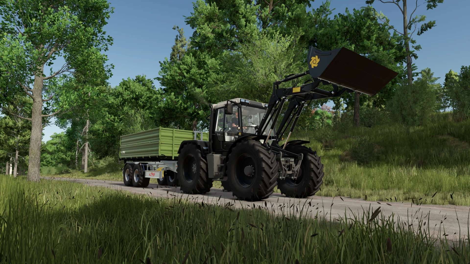 Fendt Xylon 524 v1.1.1.0 - FS25 / FS22 Mod