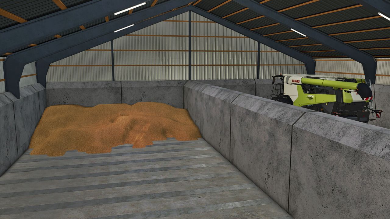 Grain Storage With Drying Floor V1.0.0.1 - FS25 / FS22 Mod