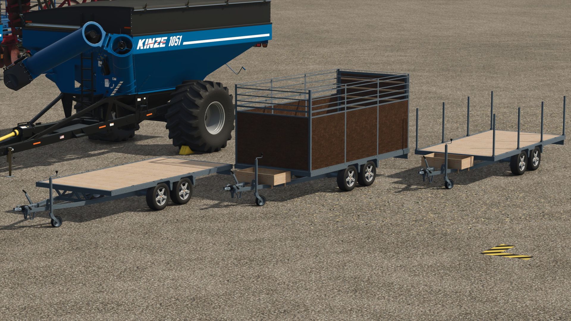 Homemade car trailer V1.1.0.0 - FS25 / FS22 Mod