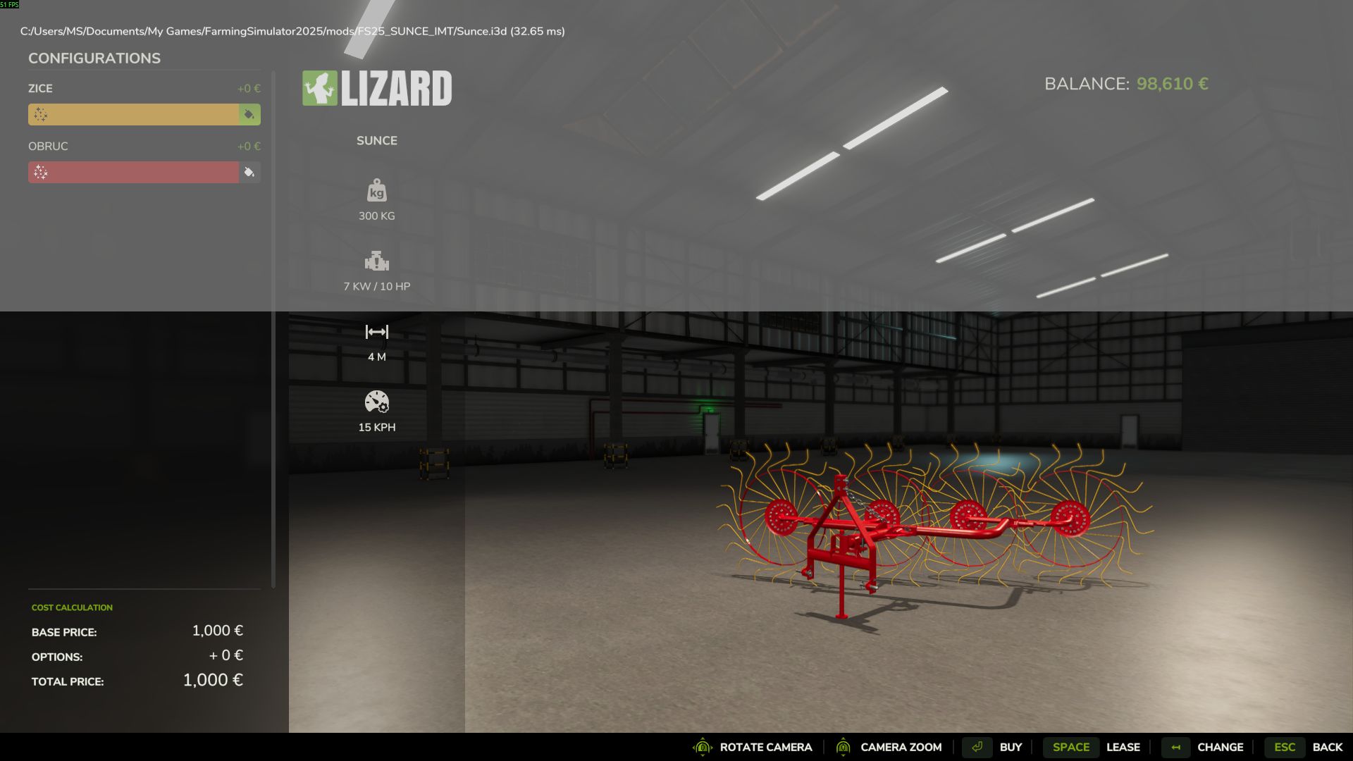 IMT-SUNCE V1.1.0.0 - FS25 / FS22 Mod