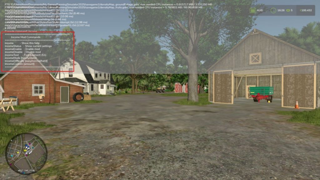 Income Mod V1.0.0.5 - FS25 / FS22 Mod