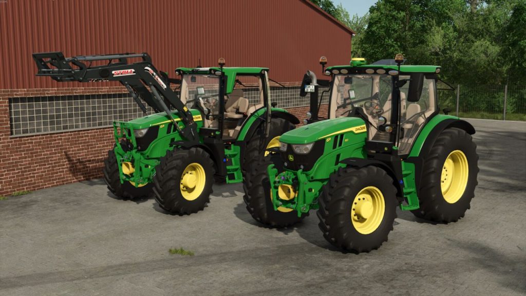 John Deere 6R 110-150 V1.0.0.0 - FS25 / FS22 Mod