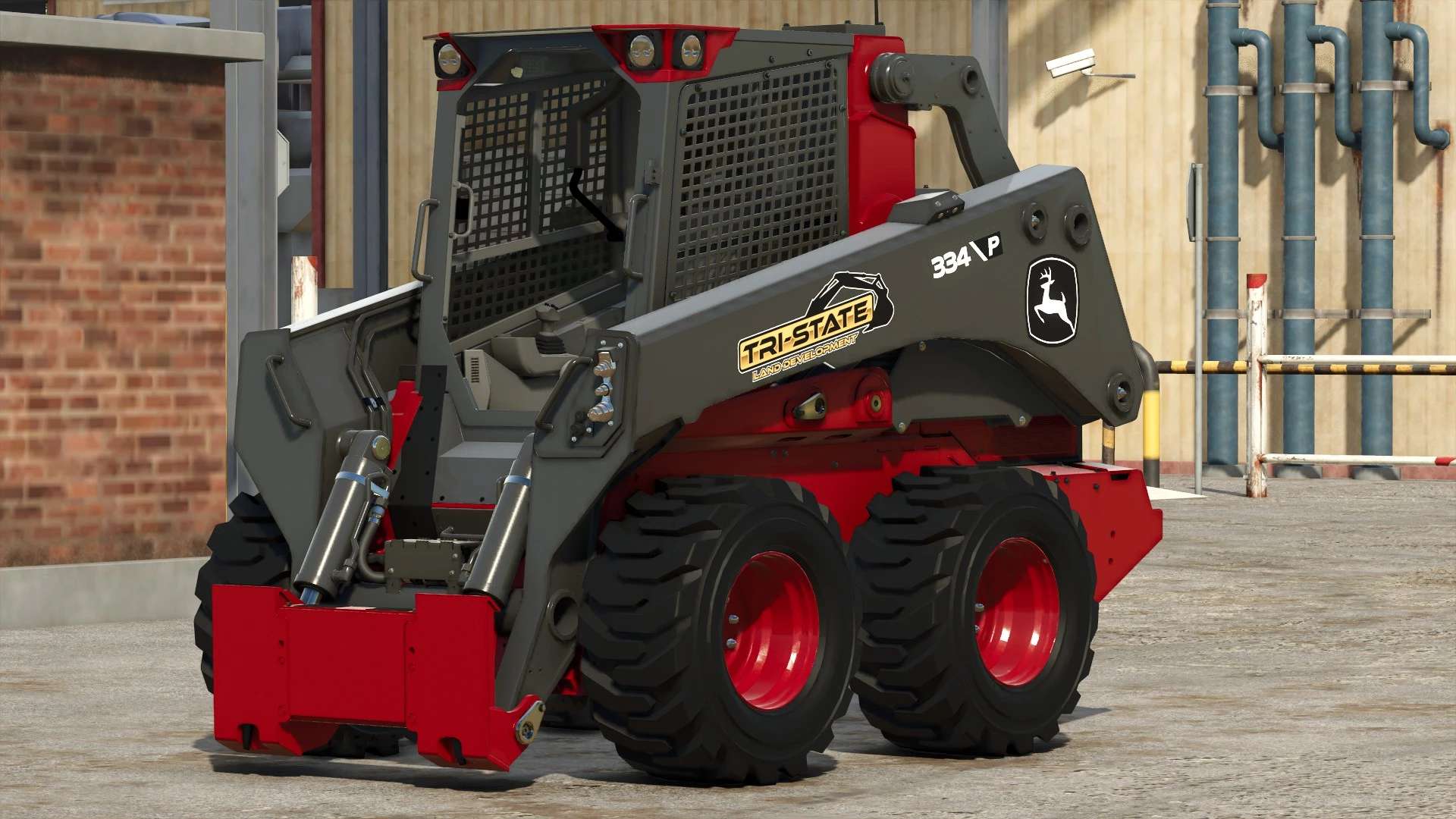 John Deere P Series Skid Steer v1.0.0.0 - FS25 / FS22 Mod