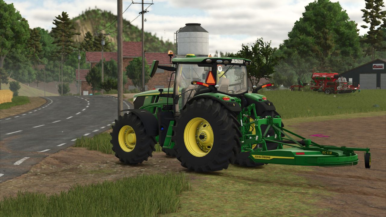 John Deere RC6M Brush Cutter V1.1.0.0 - FS25 / FS22 Mod
