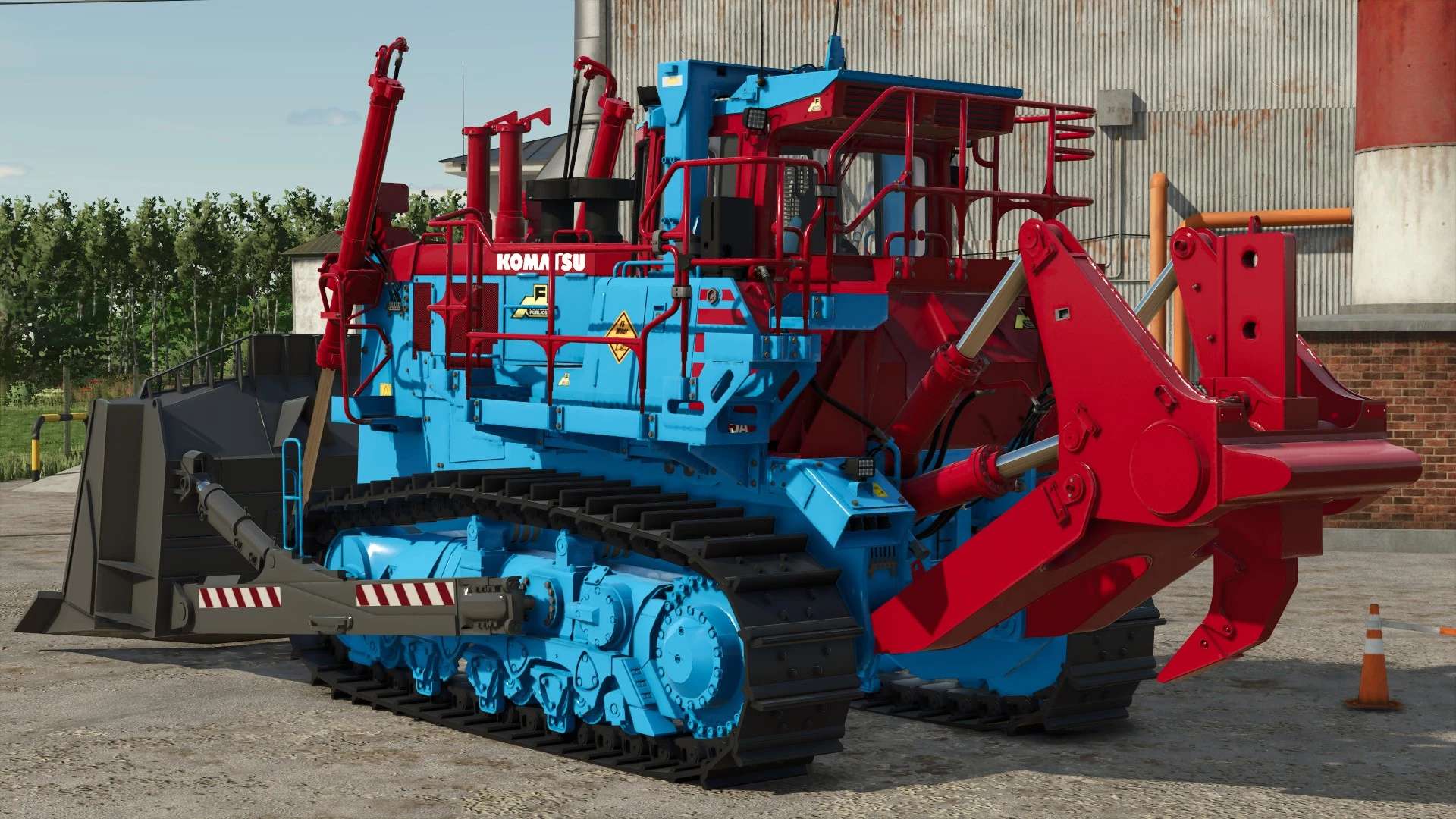 Komatsu D375A Mining Dozer v1.0.0.0 - FS25 / FS22 Mod